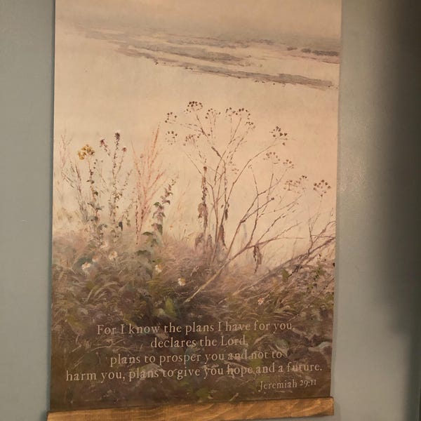 Vintage Coastal Art With Scripture Ocean Scripture Wall Art Jeremiah ...