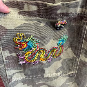 Skeleton Hand Middle Finger Embroidered Iron / Sew on Patch Swear ...