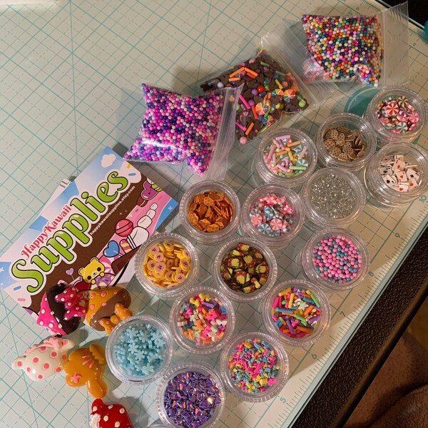 Polymer Clay Christmas Snowflake Sprinkles, Fake Bake Xmas Winter ...