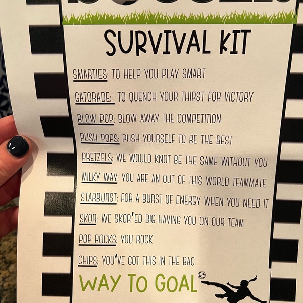 Editable Staff Survival Kit Tag, Staff Appreciation, Printable, Candy ...