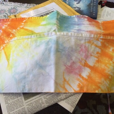 Fabric Garland, Fabric Banner, Fabric Bunting, Tie Die Garland, Tie Dye ...