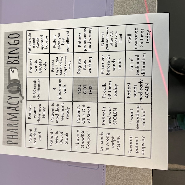 Pharmacy Medication Pictionary Game: Fun Pharmacy Tech Puzzles (PDF) - Etsy