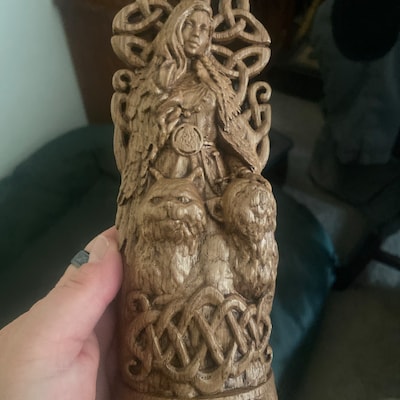 Hel, Norse Pagan Goddess Statue, for Asatru Altar Kit and Heathen ...