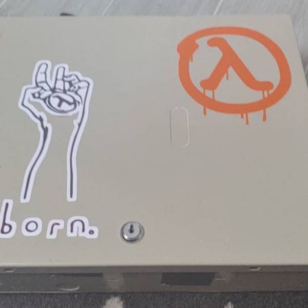 Lambda Half-life Spray Paint - Vinyl Decal - Etsy