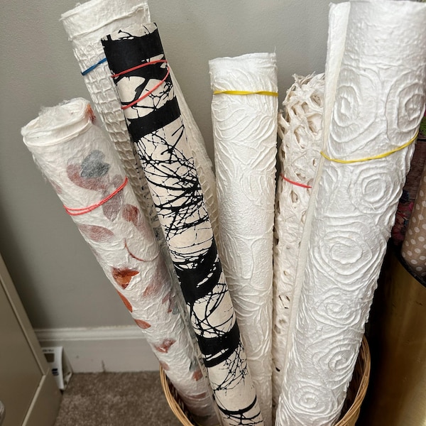 Handmade Paper, Eco Friendly Paper, Natural Paper, Textured Paper ...