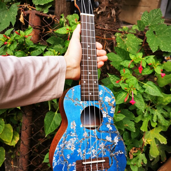 Beautiful Illustrations-handmade Custom Ukulele - Etsy