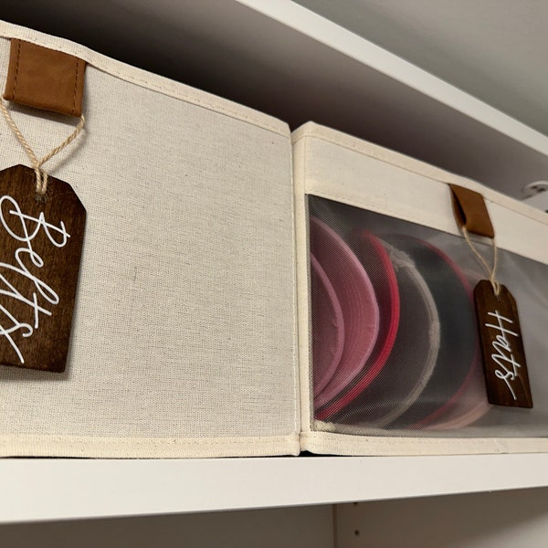 Organizational Tags, Wooden Tags, Pantry Labels, Linen Closet Labels ...