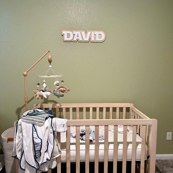 Custom Wooden Outline Name Sign - Etsy
