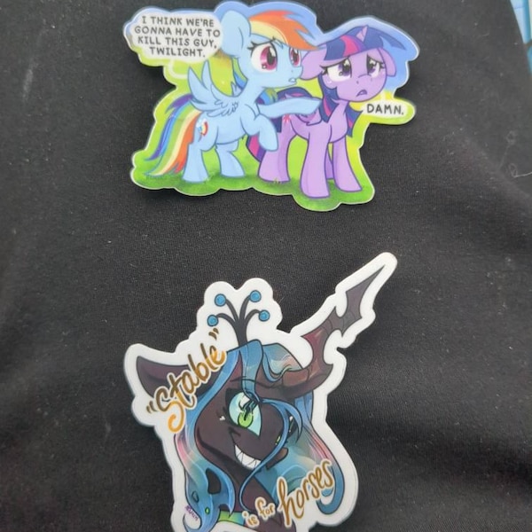 My Little Pony Mane 6 Cutie Mark Buttons MLP Friendship is Magic Fim ...