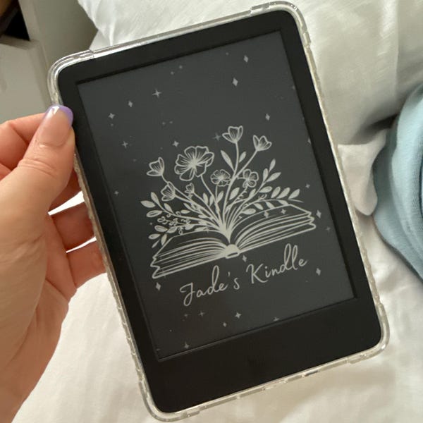 Kindle Insert for Clear Case SAGE THEME | PRINTABLE Kindle Insert for ...