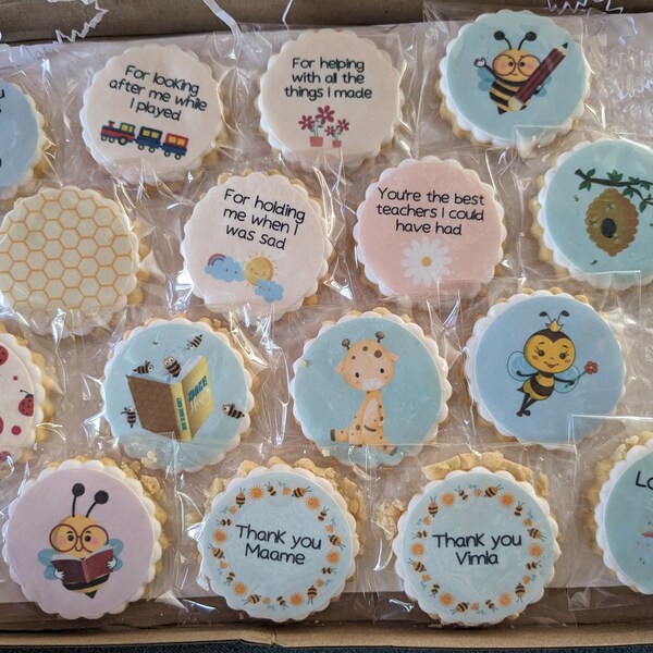 Teacher Gift Box of Biscuits Nursery, Preschool, Reception Class ...