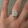 Celtic Infinity Figure 8 Knot Diamond Ring, Index Finger Gold Diamond ...