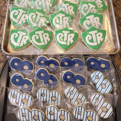 Number 8 Cookie Cutter It's Great to Be Eight Cookies Birthday Cookies ...