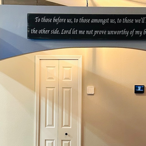 Christian Wood Sign Bible Verse Wall Art Scripture Wall Décor Wood Home ...