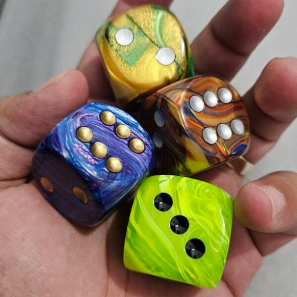 D100, 2D10 Dice Random Number Spinner Ring Gold - Tool to Generate ...