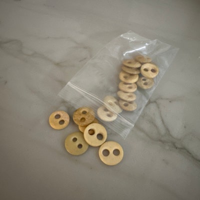 Vintage Molded Glitter Painted Back Glass Buttons With Metal Box Shanks ...