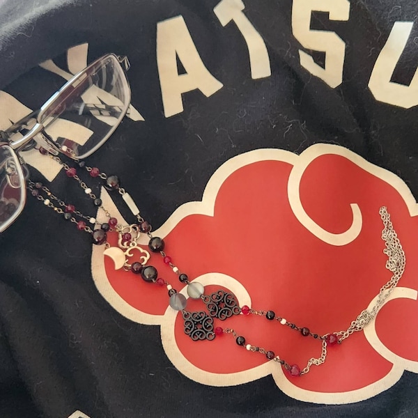 Blood Moon | Akatsuki Naruto Inspired Glasses Chain | Sunglasses Chain ...