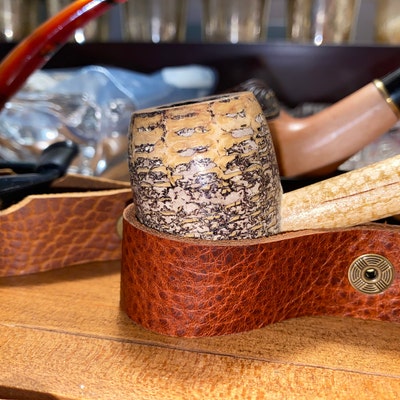 Adjustable Leather Pipe Rest / Cigar Rest - Etsy