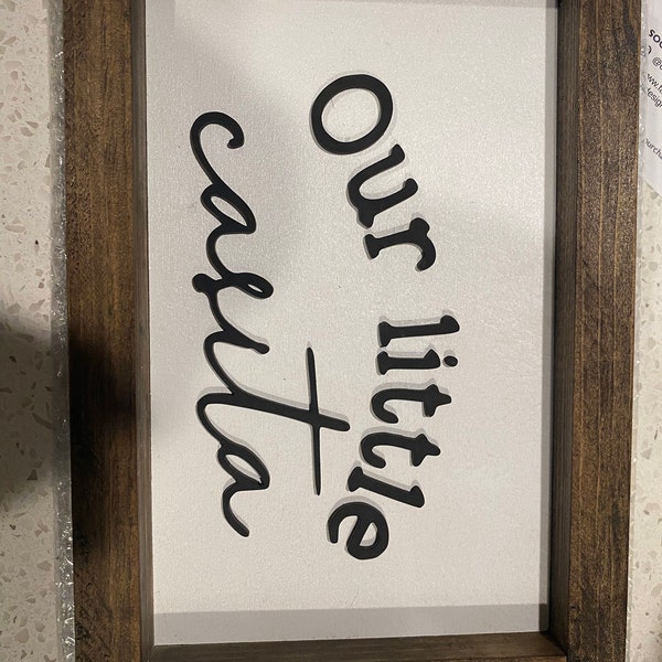 Our Little Casita, Spanglish, Wooden Sign, New House Present ...