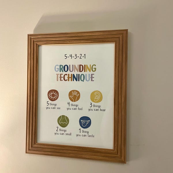 Coping Skills Poster, Therapy Office Decor, School Counselor, Anxiety ...