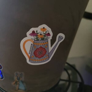 Watering Can Sticker Stickers Gardening Sticker Stickers for Hydroflask ...