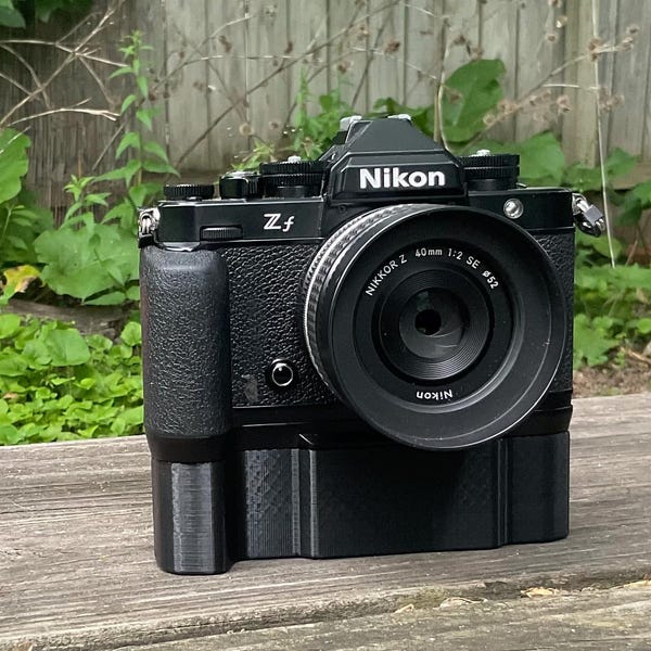 Camera Grip for Nikon Z50ii With Tripod Mount - Etsy