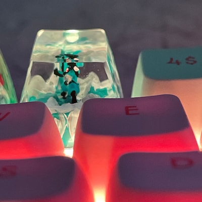 Purple Flower Keycap, Novelty Keycap, Best Valentine's Gift for Her ...