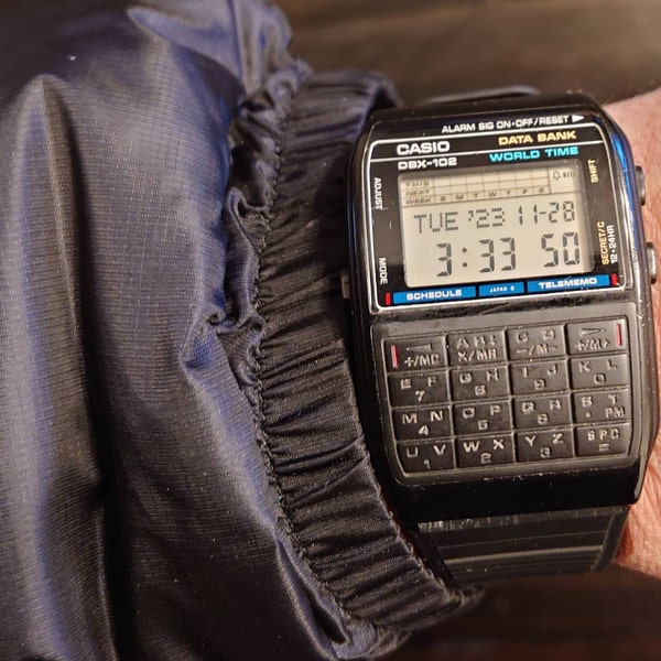 Vintage Casio EDB-701 E-data Bank Watch/ Very Good Condition/ Original ...