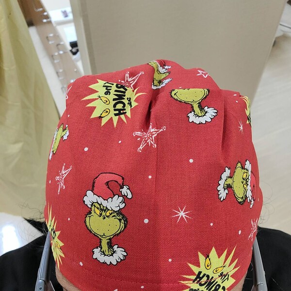 Georgia Bulldogs Football Scrub Cap/surgical Cap/scrub Hat/uga/red - Etsy