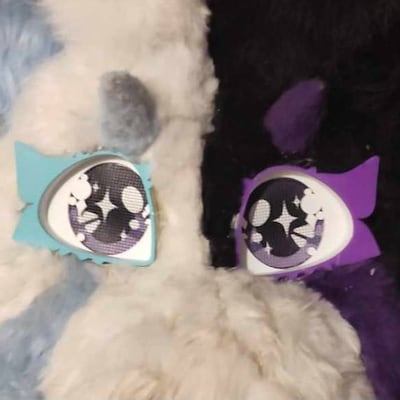 FREE SHIPPING 3D Printed Fursuit Splat Eyes Slime Eyes 3D Fursuit Eye ...