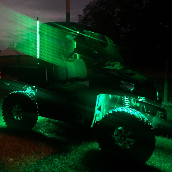 4pc Led Pink Golf Cart Kart Neon Under Body Underglow Light 12V Custom ...