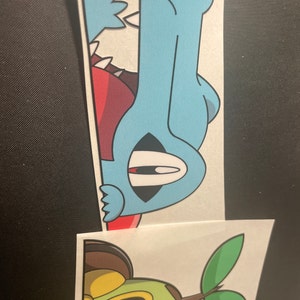 Shiny Greninja Peeker Sticker - Etsy