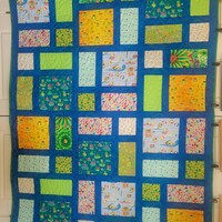 Pathways 2023 Queen Grey-blue Colourway Quilt Pattern, Contemporary ...