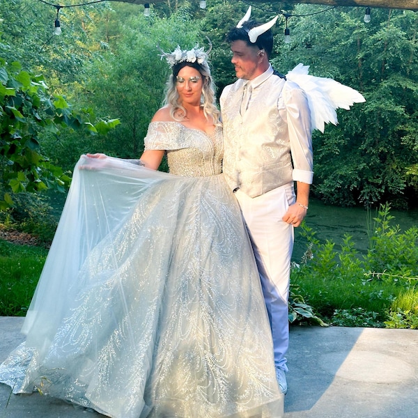 Small Golden Fairy Wings for Child and Adult Angel Cosplay Costume ...