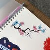 Sakura Asexual Sticker, Waterproof Ace Pride, Ace Sticker, Subtle Pride ...