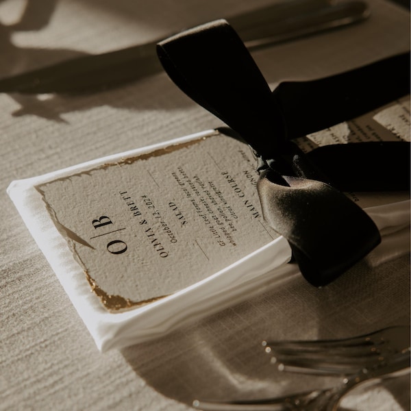 Handmade Paper Table Number Signs - Etsy