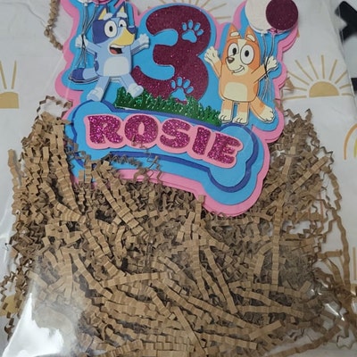 Bluey 3D Cake Topper - Etsy
