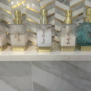 Shampoo Conditioner Body Wash Stickers Personalized Shampoo - Etsy