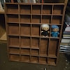 30 Compartments Unfinished Wooden Display | Shadow Box | Collection ...