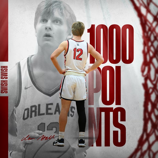 Sports Committed Edit PSD File - Basketball Recruitment - High School ...