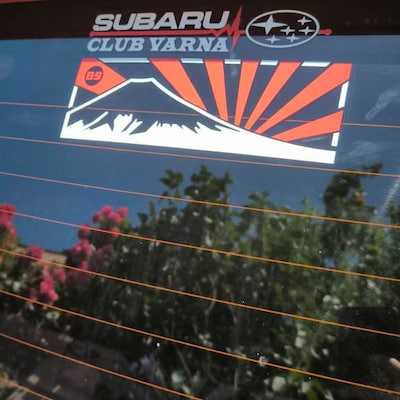 At Sundown, Mtfuji Defined Club Vinyl Sticker Die-cut Decal JDM Touge ...