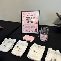 Farm Tractor Diaper Raffle Sign 8x10in 5x7in Included - Etsy