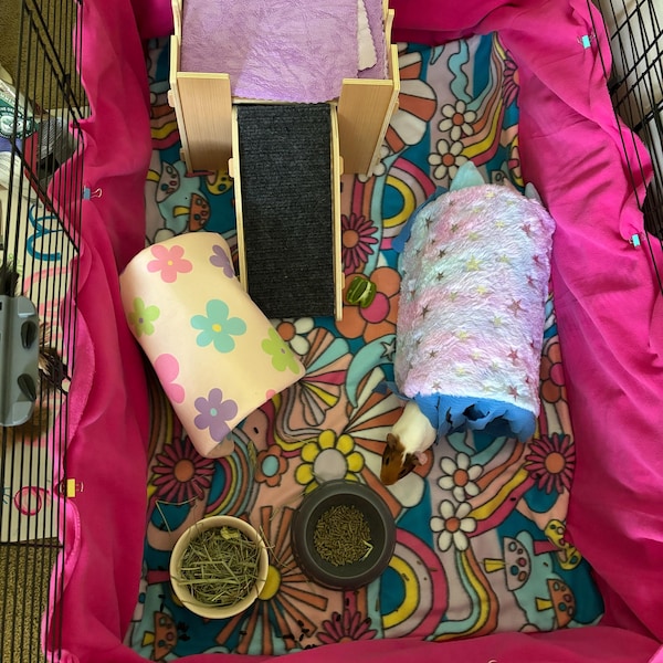 Feisty Ferret 485 SIDE Hole Fleece Prevue Hendryx Rats, Chinchilla's ...