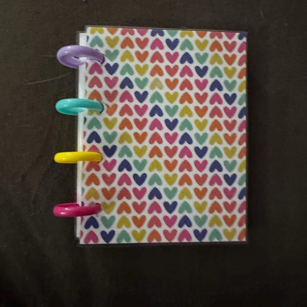 Micro Happy Notes, Mini Happy Planner Booklet, 4 Discs, Laminated ...