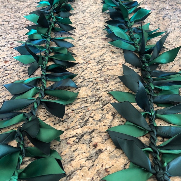 Ti Leaf Ribbon Lei - Etsy