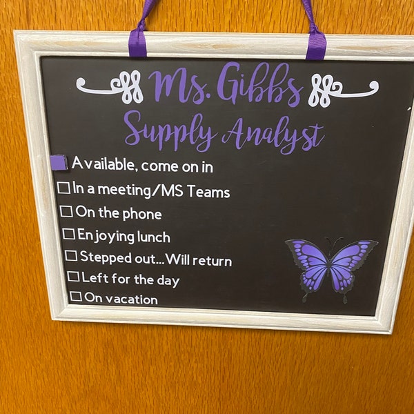 Office Door Sign,stepped Out Sign,we Will Be Back,office Closed Sign ...