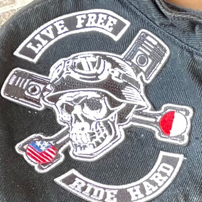 Embroidered Memory Patch 44 Inch, Personalized Iron on Memory Patch ...