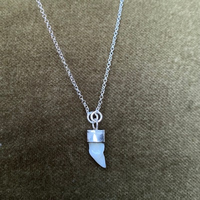 Custom Puppy/ Kitten Tooth Necklace // Pet Memorial Necklace // Dog ...