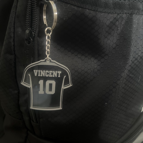 Soccer Team Gifts, Jersey Keychains, Soccer Personalized Keychain ...