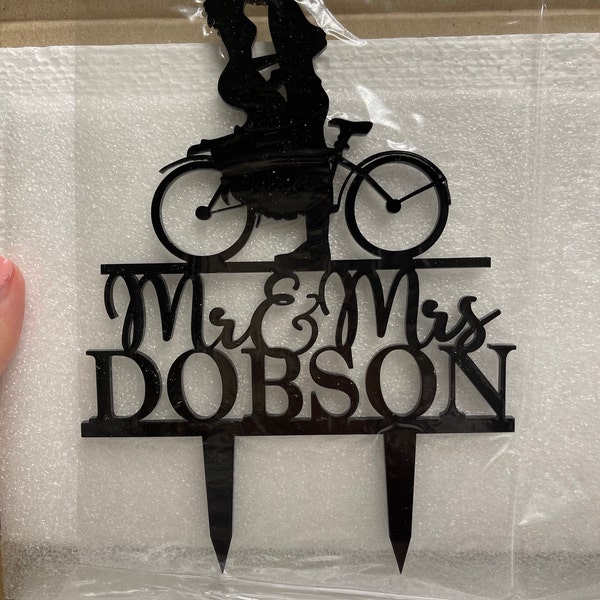 Bicycle Cake Topper,bicycle Wedding Cake Topper,bike Cake Topper,cake ...
